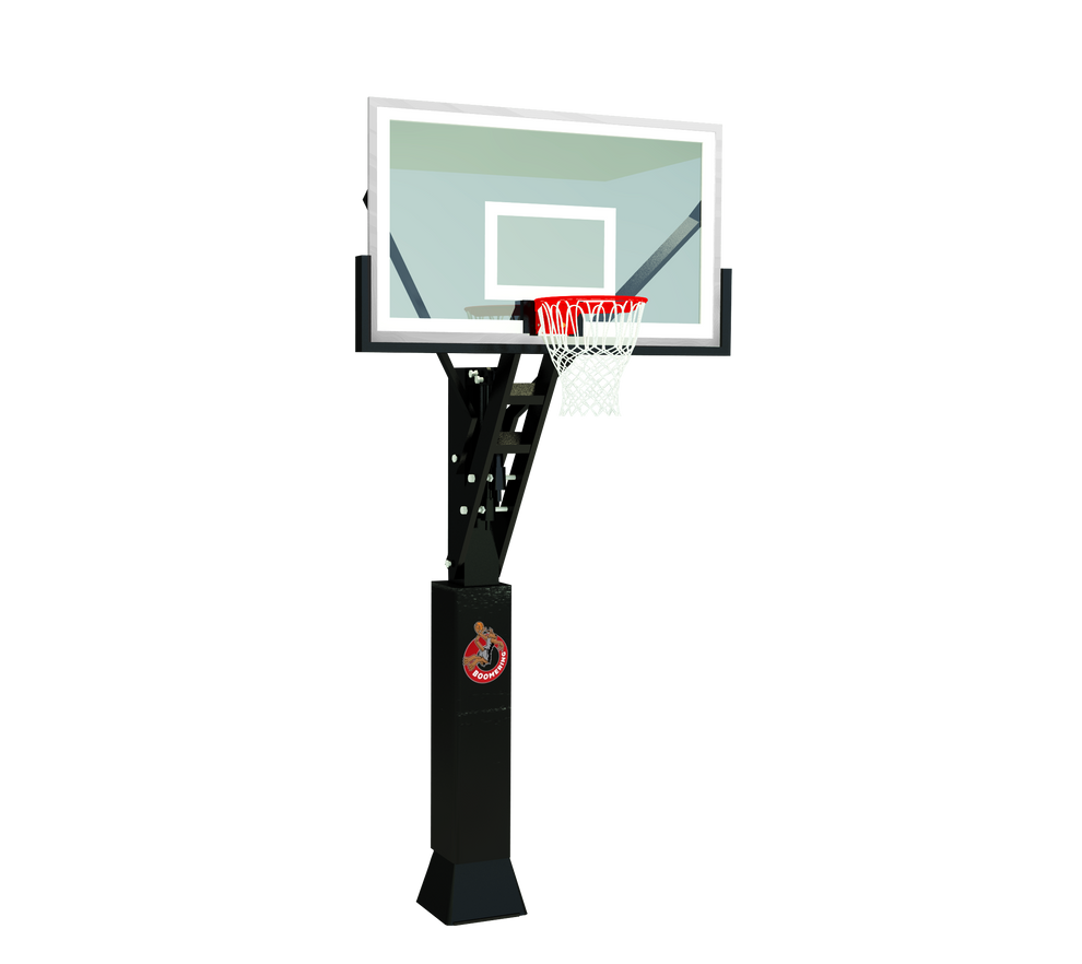Boomer 72" - Home Basketball Hoop Post (In Ground, Front Wind) – Boomering