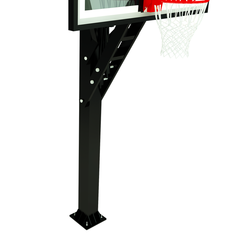 Boomer 72" - Home Basketball Hoop Post (In Ground, Front Wind) – Boomering