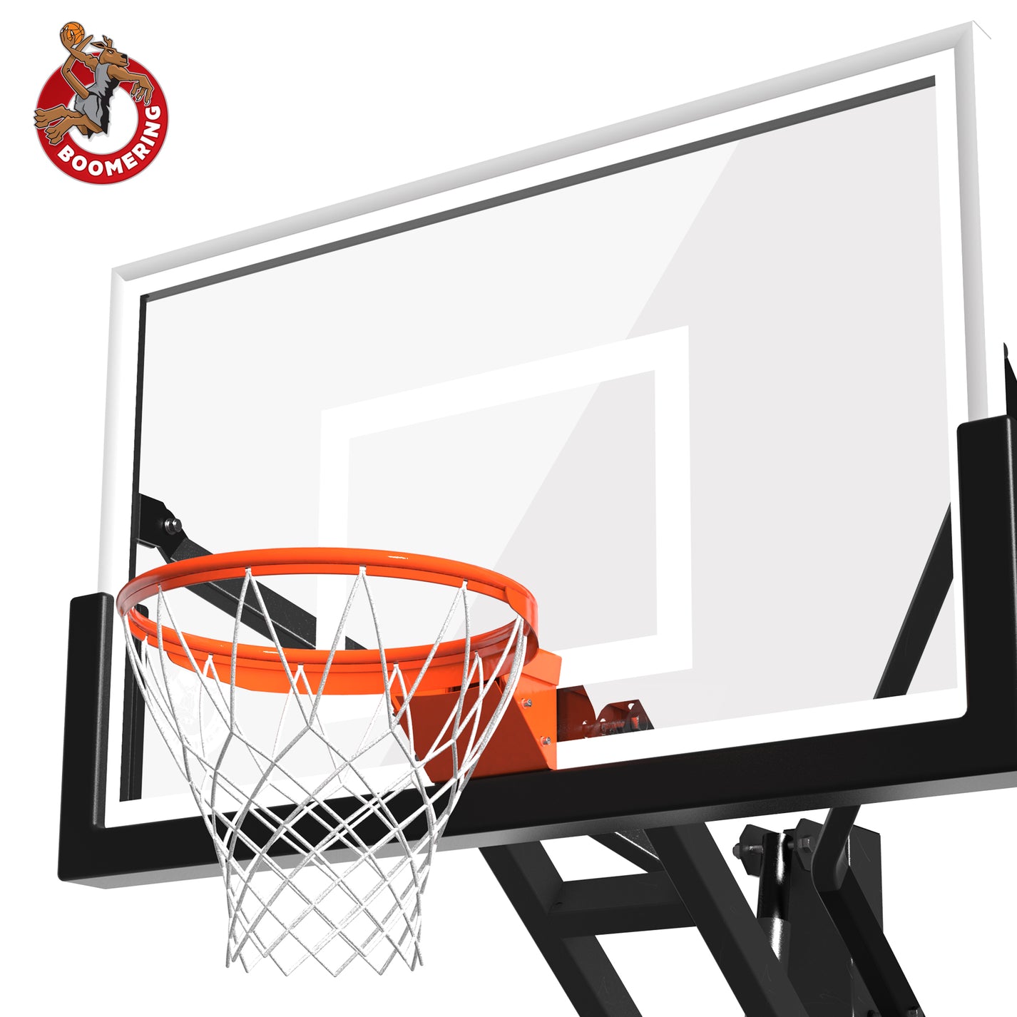 Boomer 54" - Home Basketball Hoop Post (In Ground, Front Wind) – Boomering